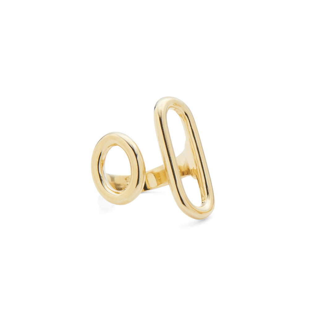 Disconnect Ring in Gold