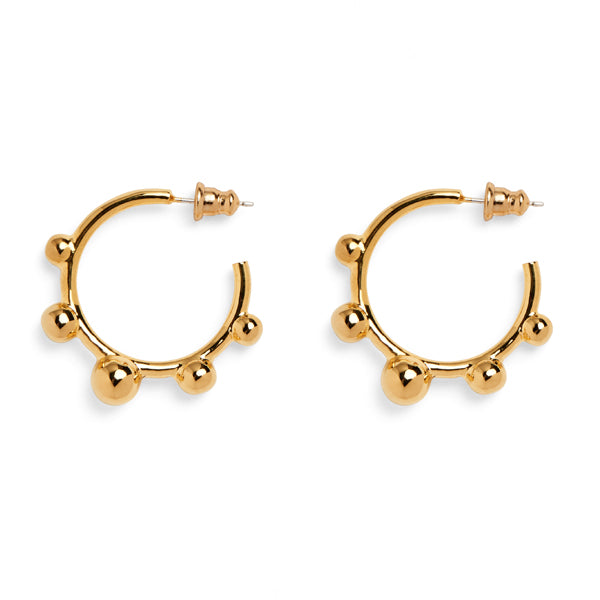 Rise Hoops in Gold