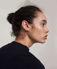 Ophidia Hoops in Silver